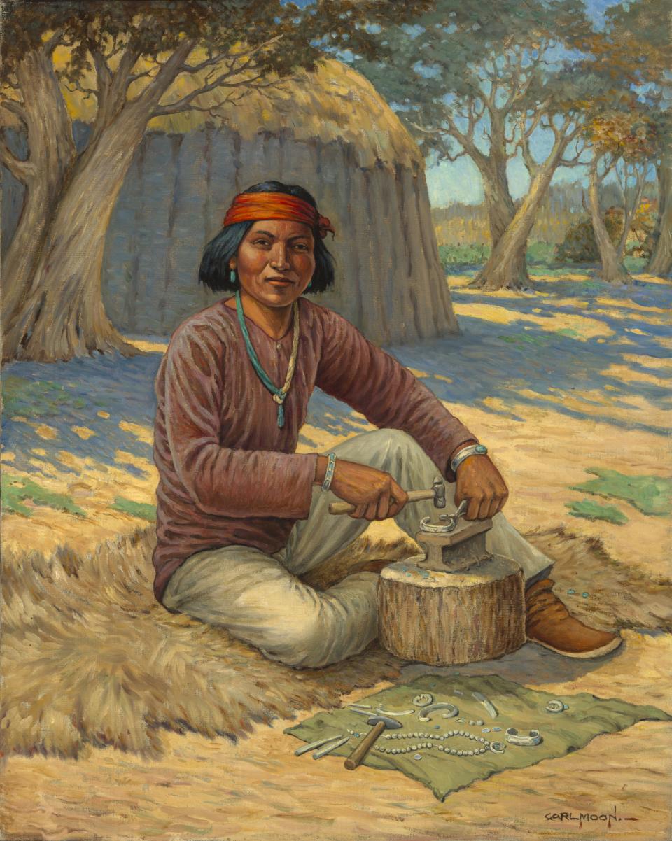 Navajo Silversmith | Smithsonian American Art Museum