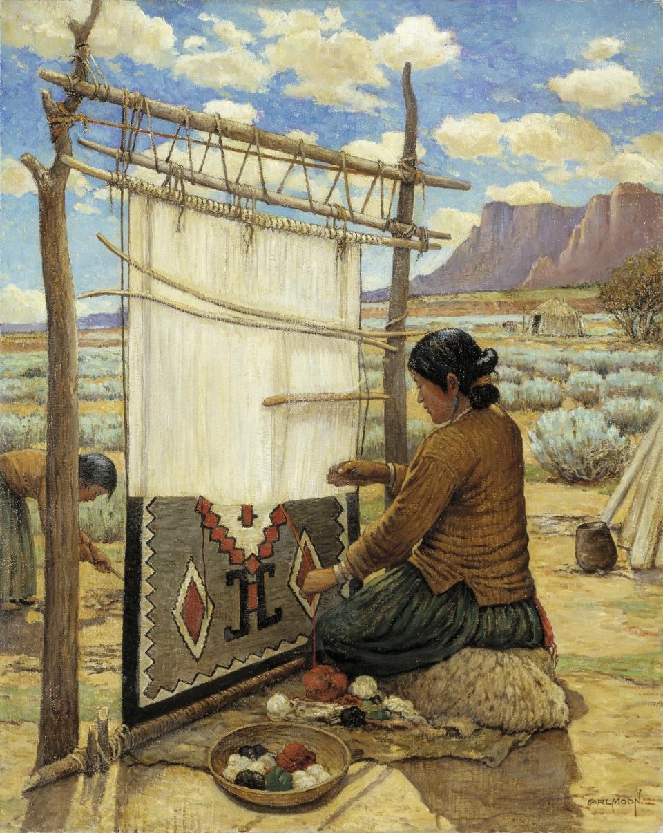 Navajo Weaver | Smithsonian American Art Museum