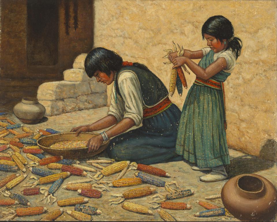 Drying Corn | Smithsonian American Art Museum