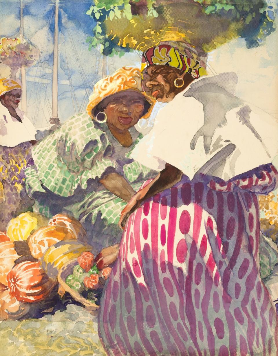 Women in Regional Costume, Natives, Paramaribo, Surinam | Smithsonian ...