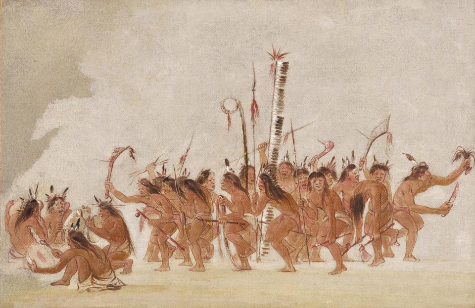 Braves' Dance, Ojibwa | Smithsonian American Art Museum