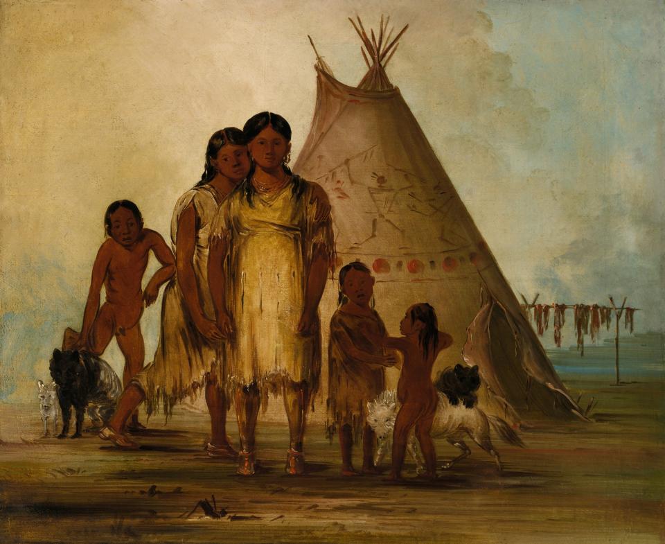 Two Comanche Girls | Smithsonian American Art Museum