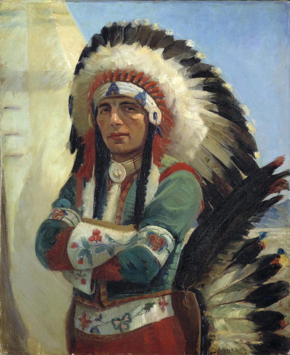 Cherokee Dancer (Portrait of Iron Eyes Cody) | Smithsonian American Art ...