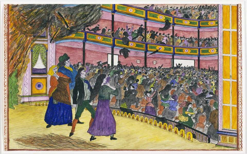 Fire in an Opera House | Smithsonian American Art Museum