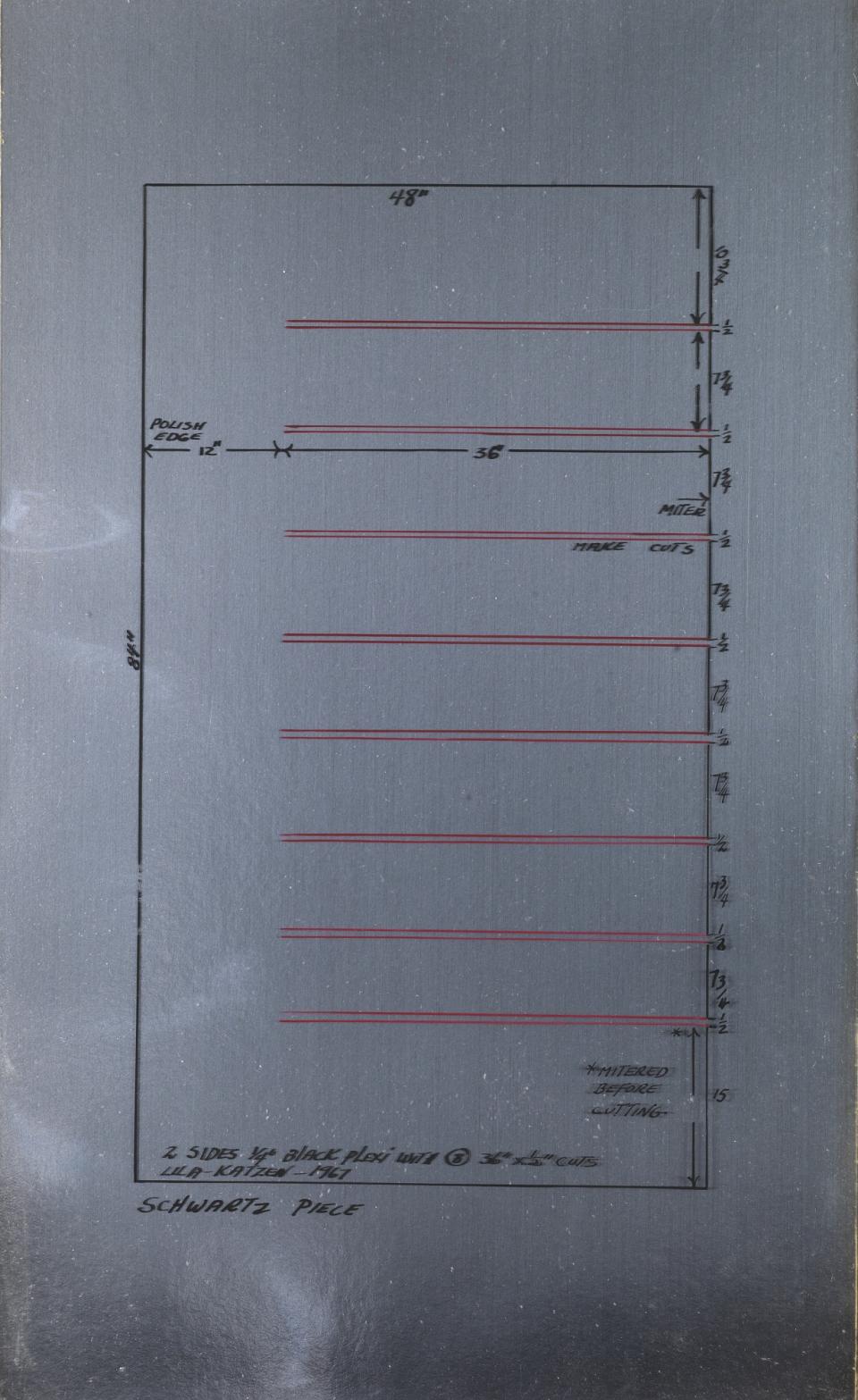 Untitled (plan for sculpture) | Smithsonian American Art Museum