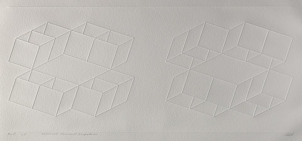 Embossed Linear Construction 1-C | Smithsonian American Art Museum