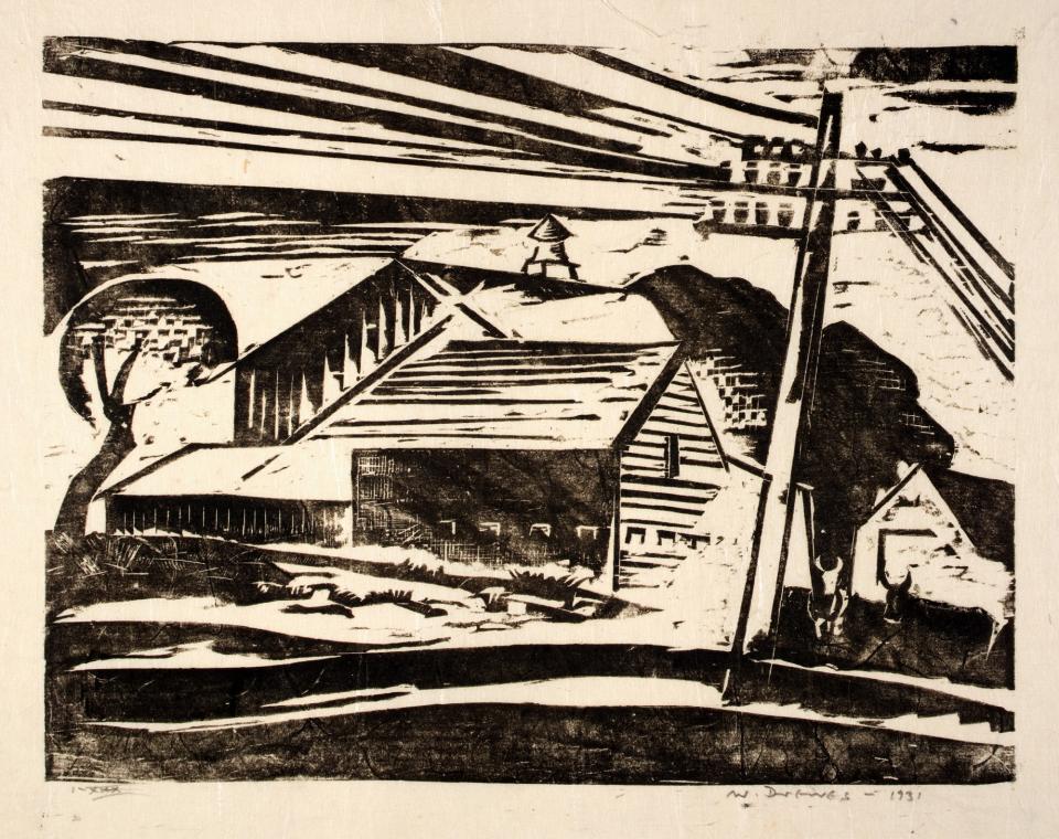 Farm with Telephone Pole | Smithsonian American Art Museum