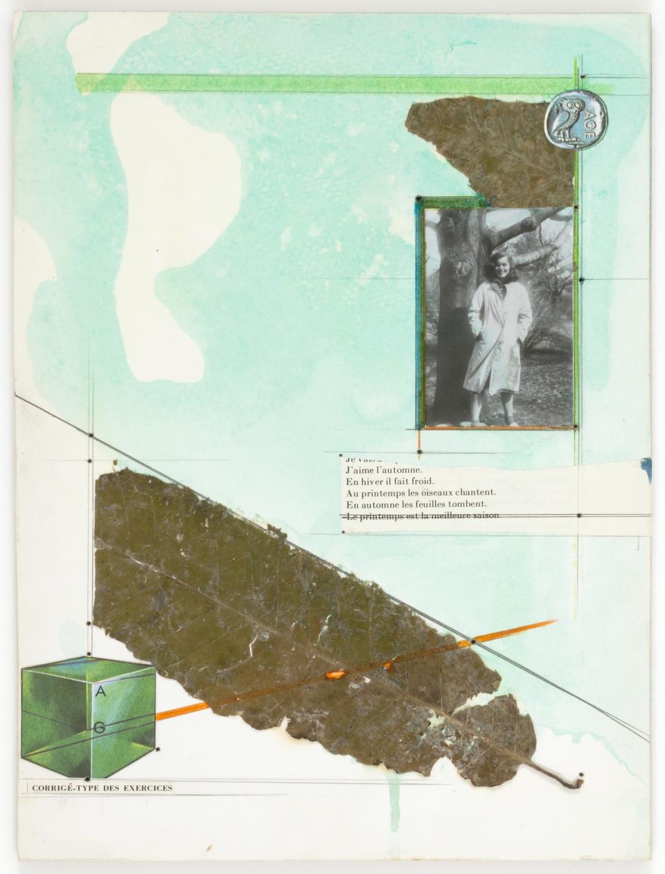 Untitled (Leila Hadley in Raincoat, Leaf) | Smithsonian American Art Museum