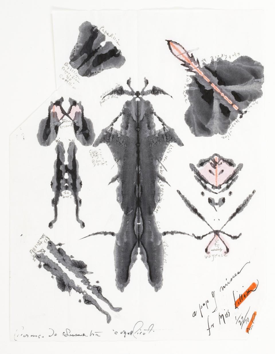 Untitled (Rorschach drawing) | Smithsonian American Art Museum