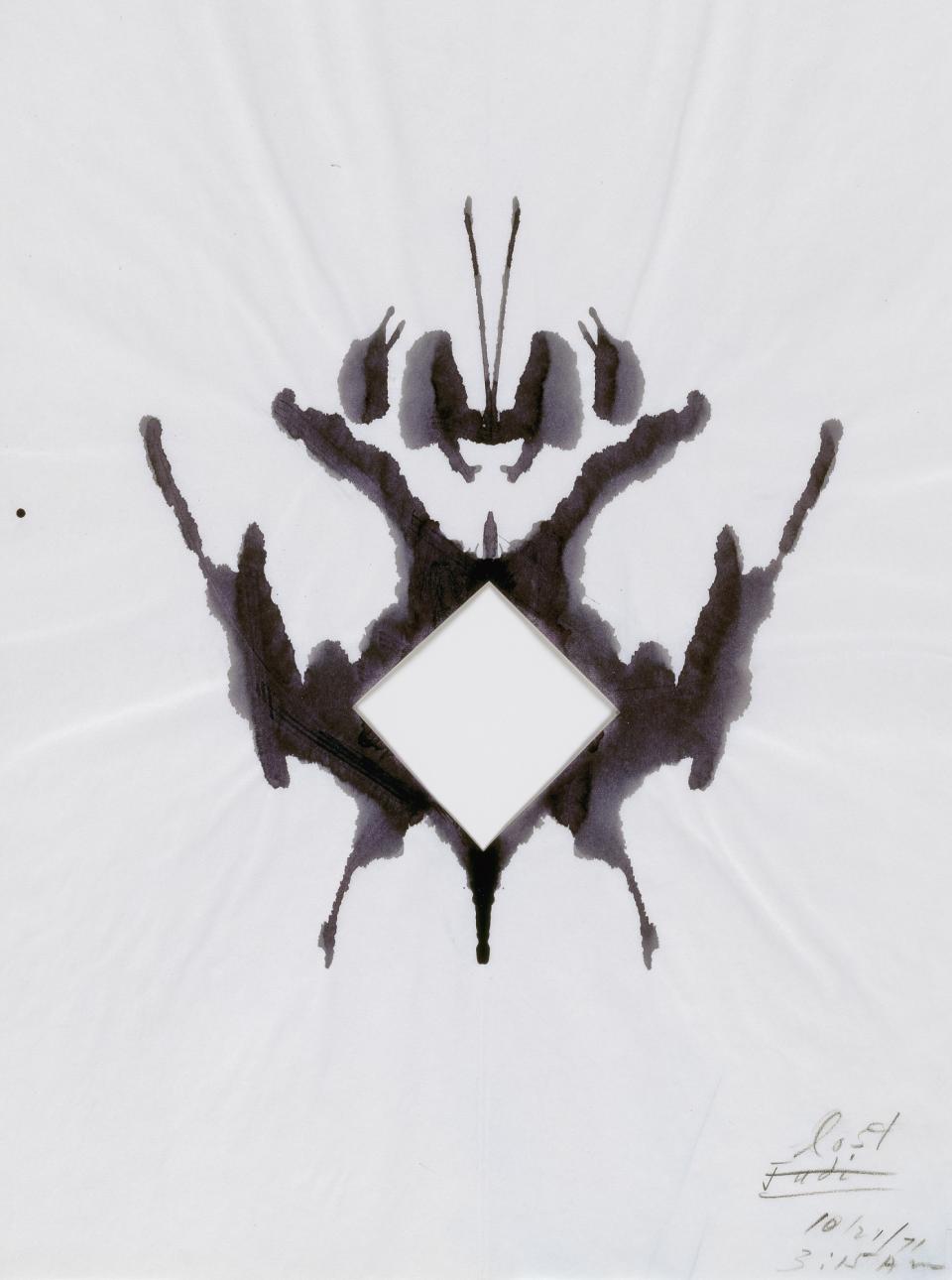 Untitled (Rorschach drawing) | Smithsonian American Art Museum