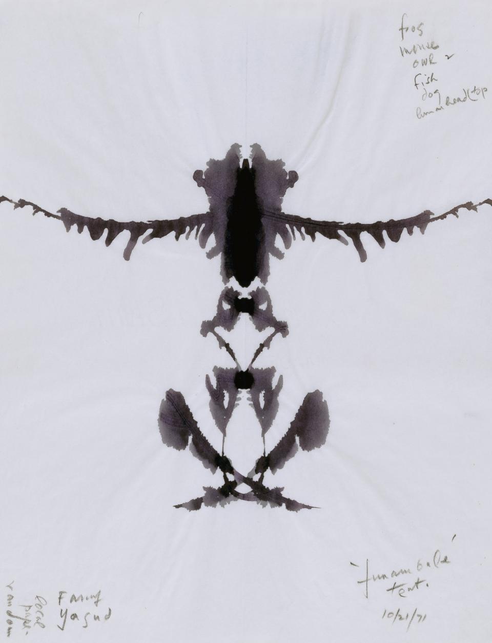 Untitled (Rorschach drawing) | Smithsonian American Art Museum