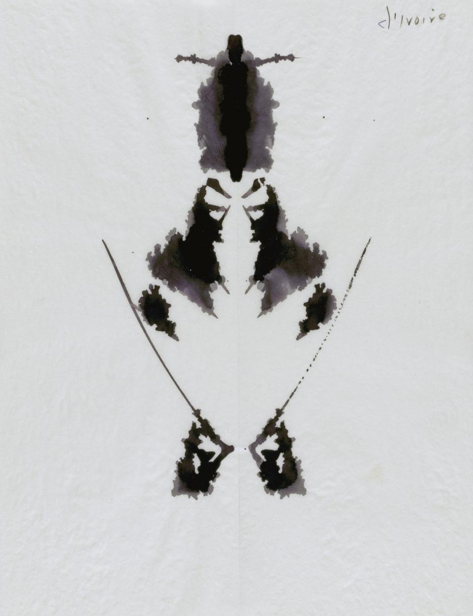 Untitled (Rorschach drawing) | Smithsonian American Art Museum