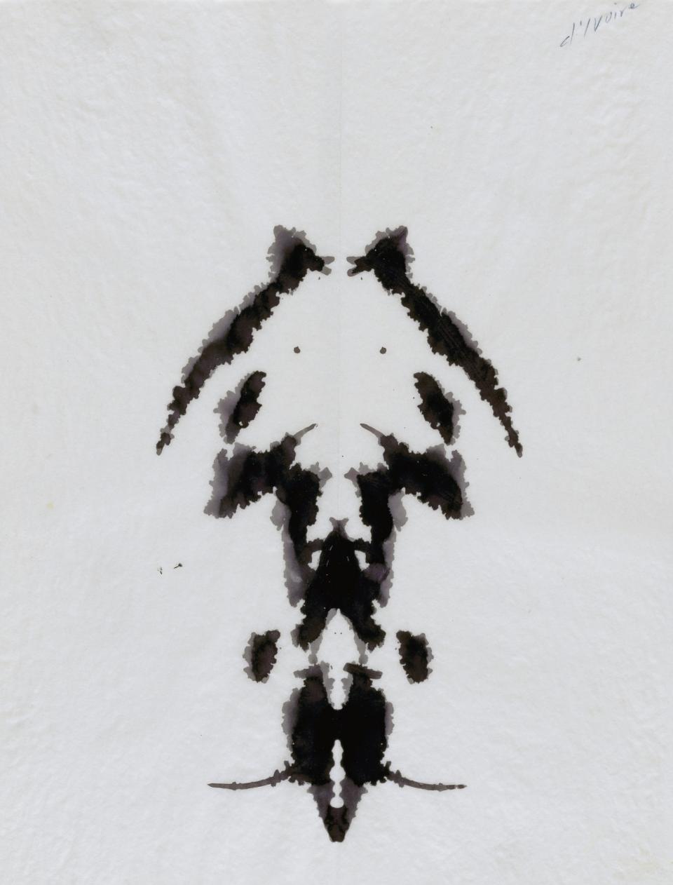 Untitled (Rorschach drawing) | Smithsonian American Art Museum
