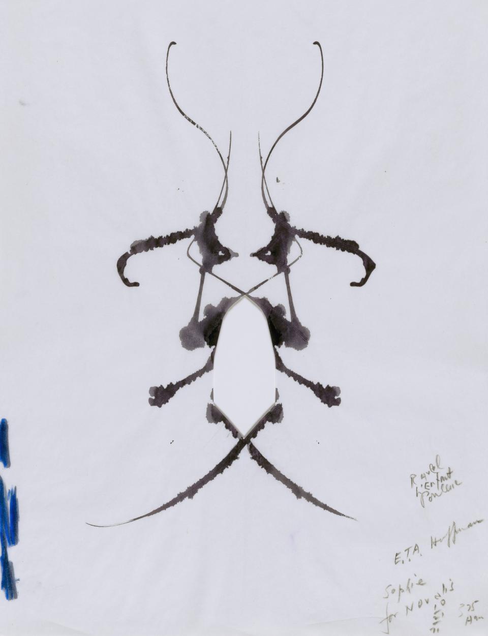 Untitled (Rorschach drawing) | Smithsonian American Art Museum