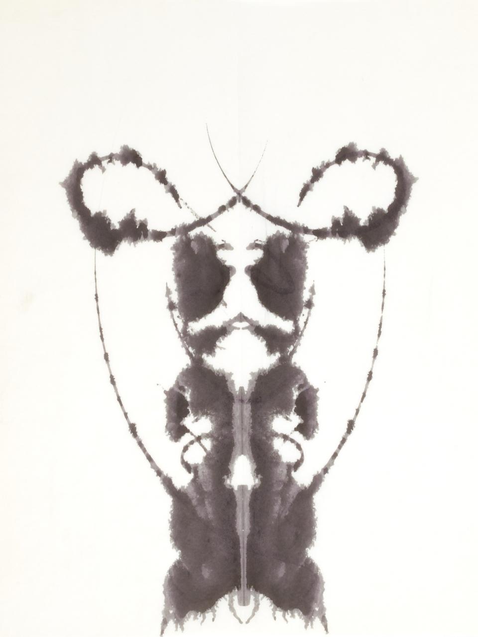 Untitled (Rorschach drawing) | Smithsonian American Art Museum