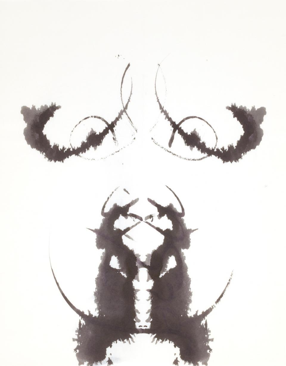 Untitled (Rorschach drawing) | Smithsonian American Art Museum