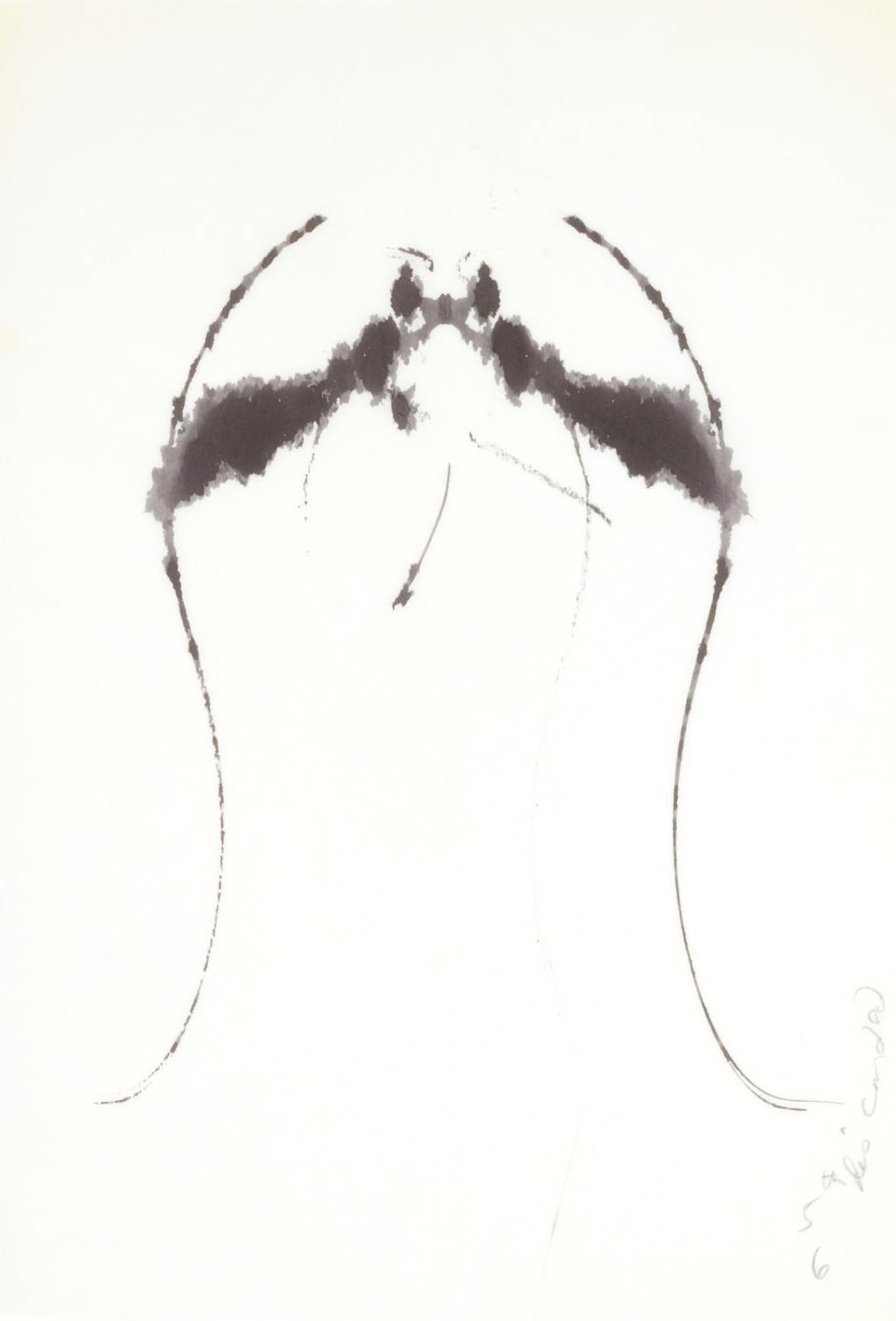 Untitled (Rorschach drawing) | Smithsonian American Art Museum