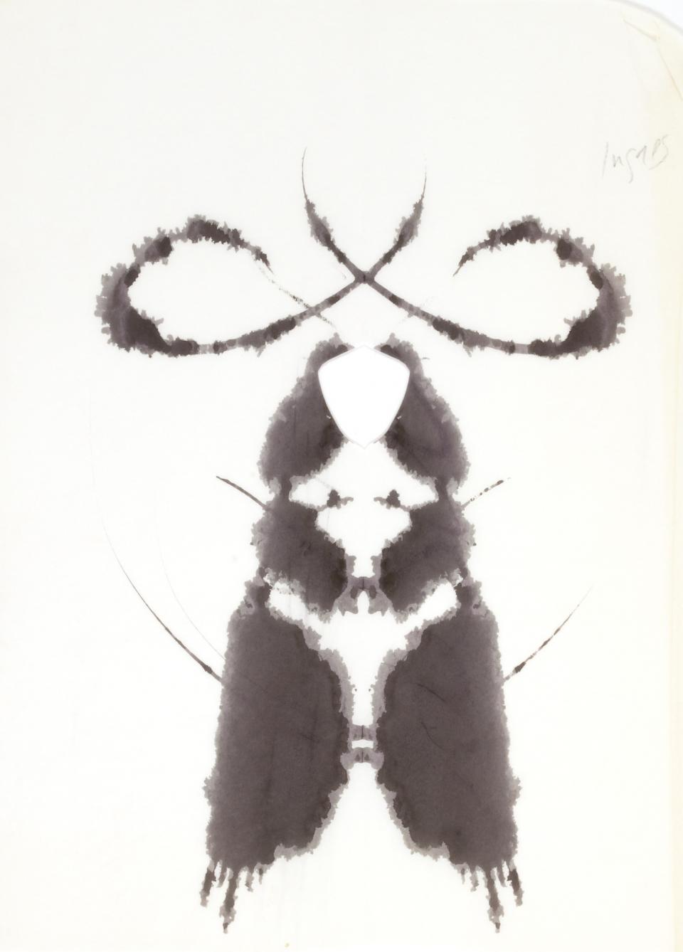 Untitled (Rorschach drawing) | Smithsonian American Art Museum