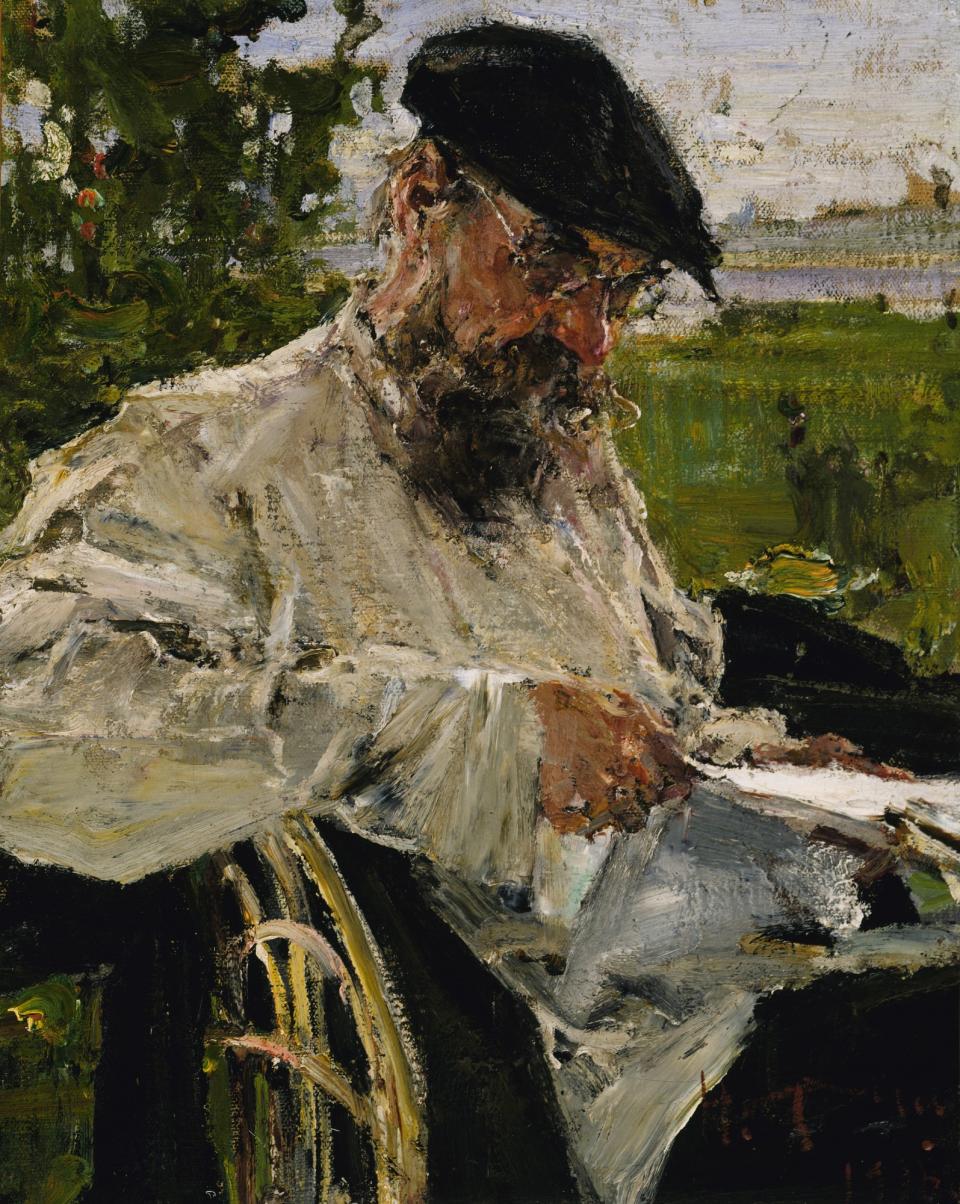 Reading the Newspaper, the Artist's Father | Smithsonian American Art ...