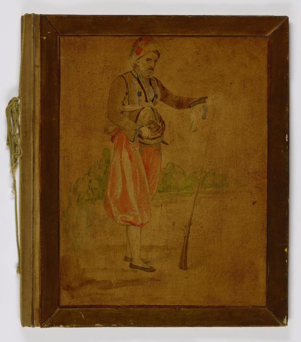 Turkish Soldier (Painted Album Cover) | Smithsonian American Art Museum