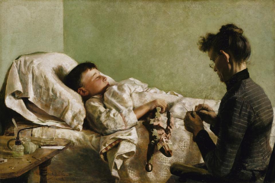 The Sick Child | Smithsonian American Art Museum