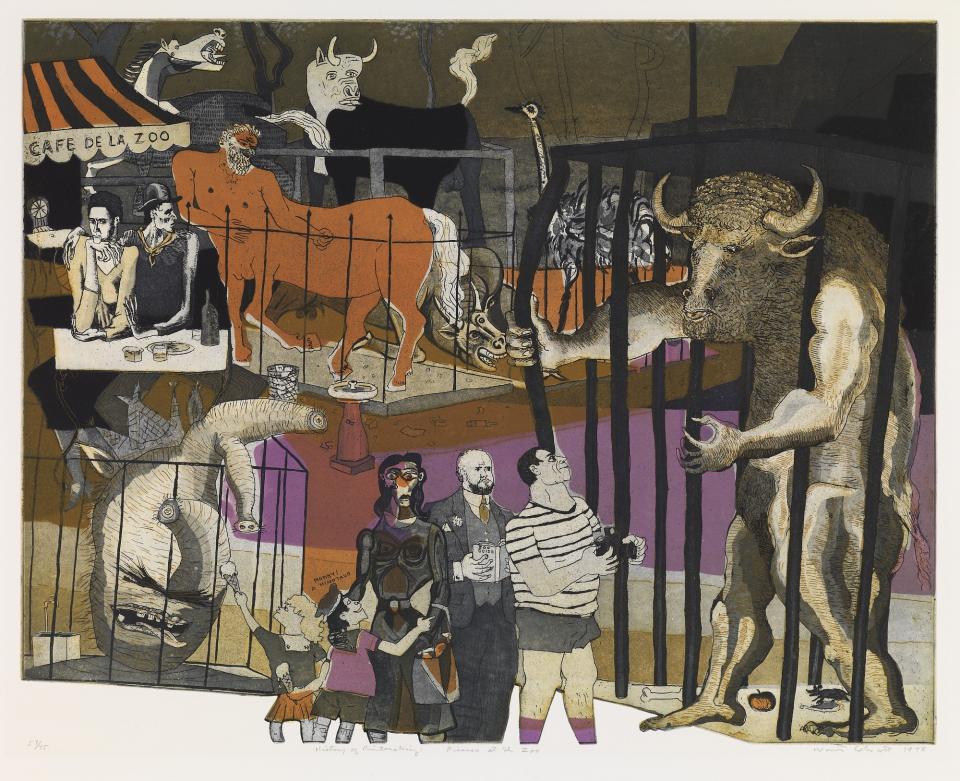 Picasso at the Zoo, from the series A History of Printmaking ...