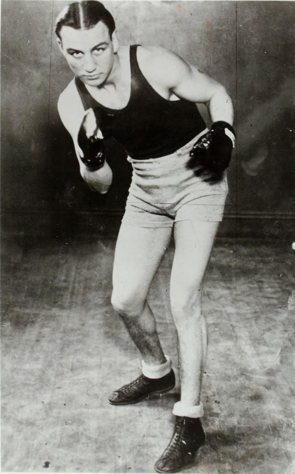 Jackie Fields, full length portrait as boxer | Smithsonian American Art ...