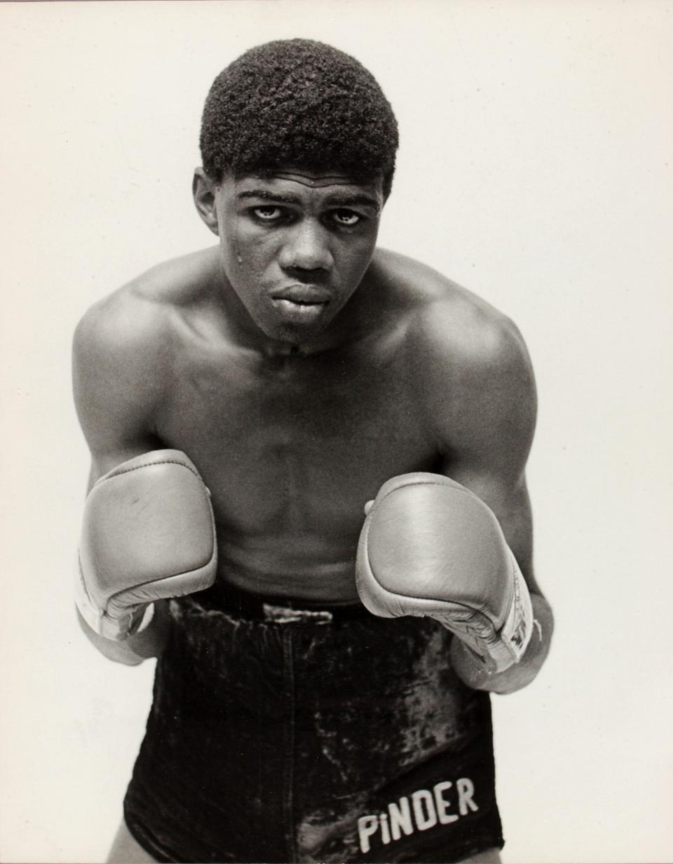 Enrique Pinder, half length portrait as boxer | Smithsonian American ...