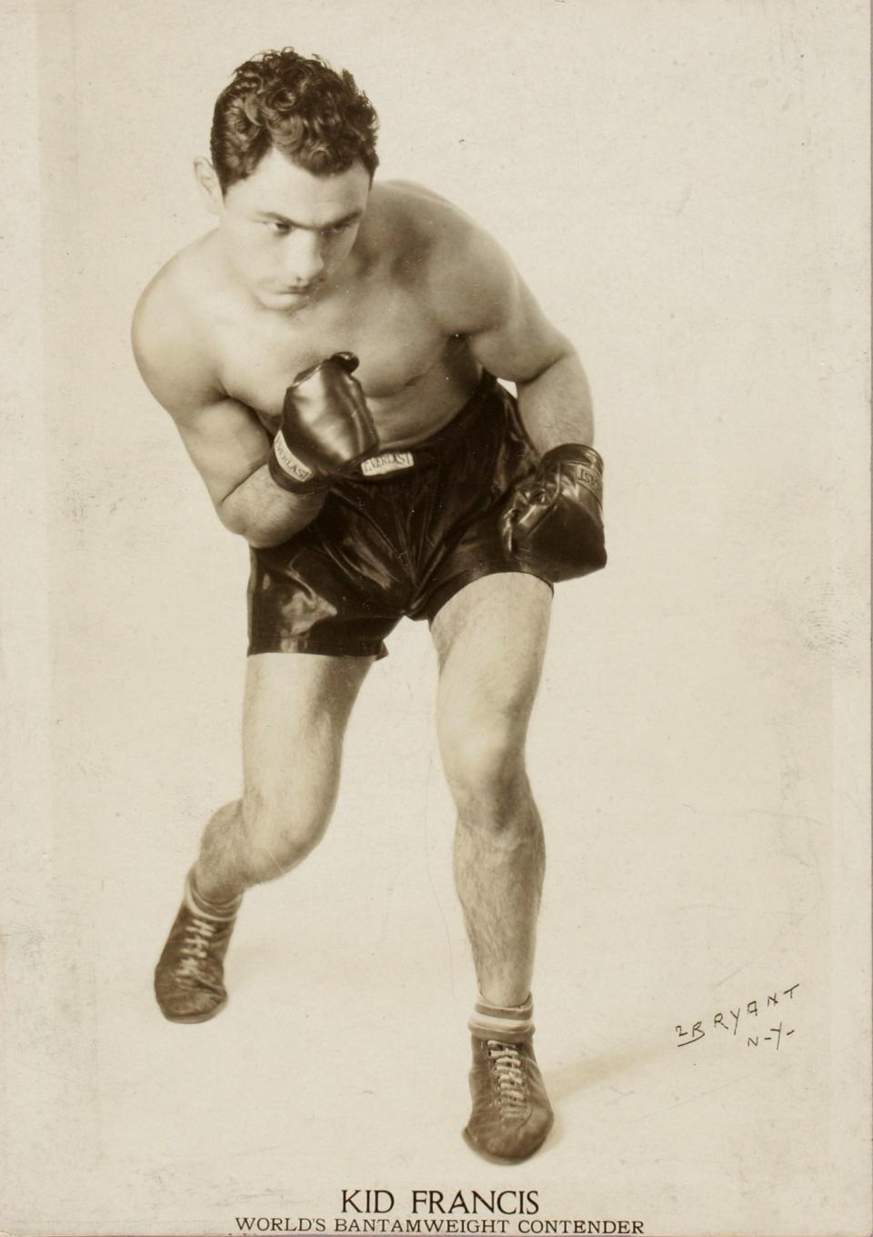 Kid Francis, full length portrait as boxer | Smithsonian American Art ...