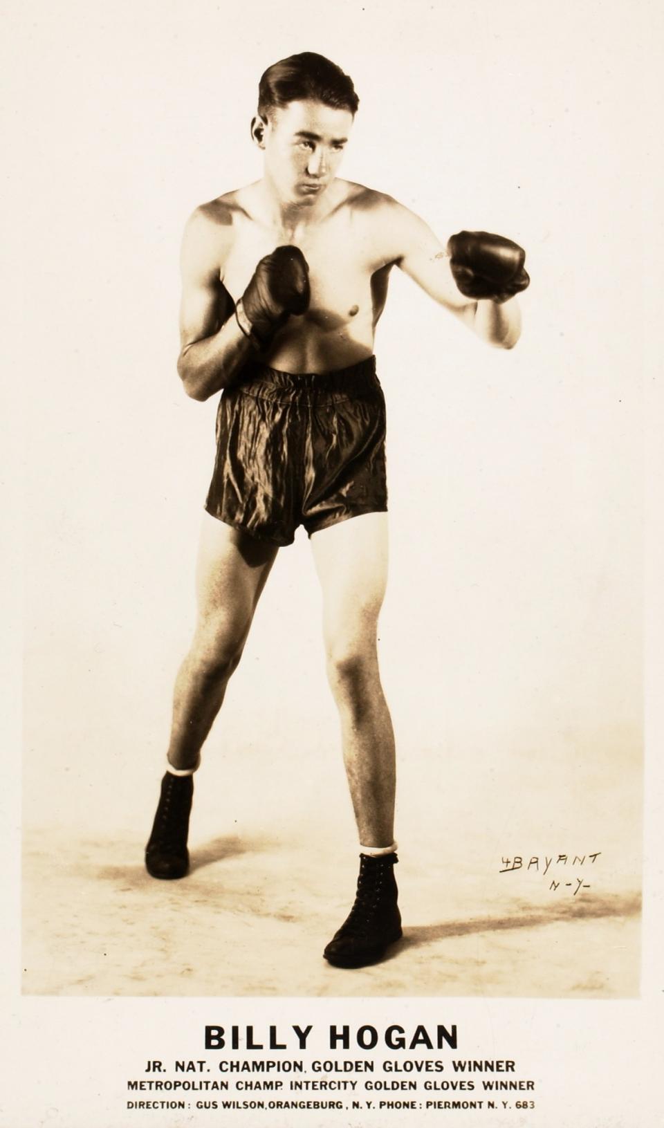 Billy Hogan, full length portrait as boxer | Smithsonian American Art ...