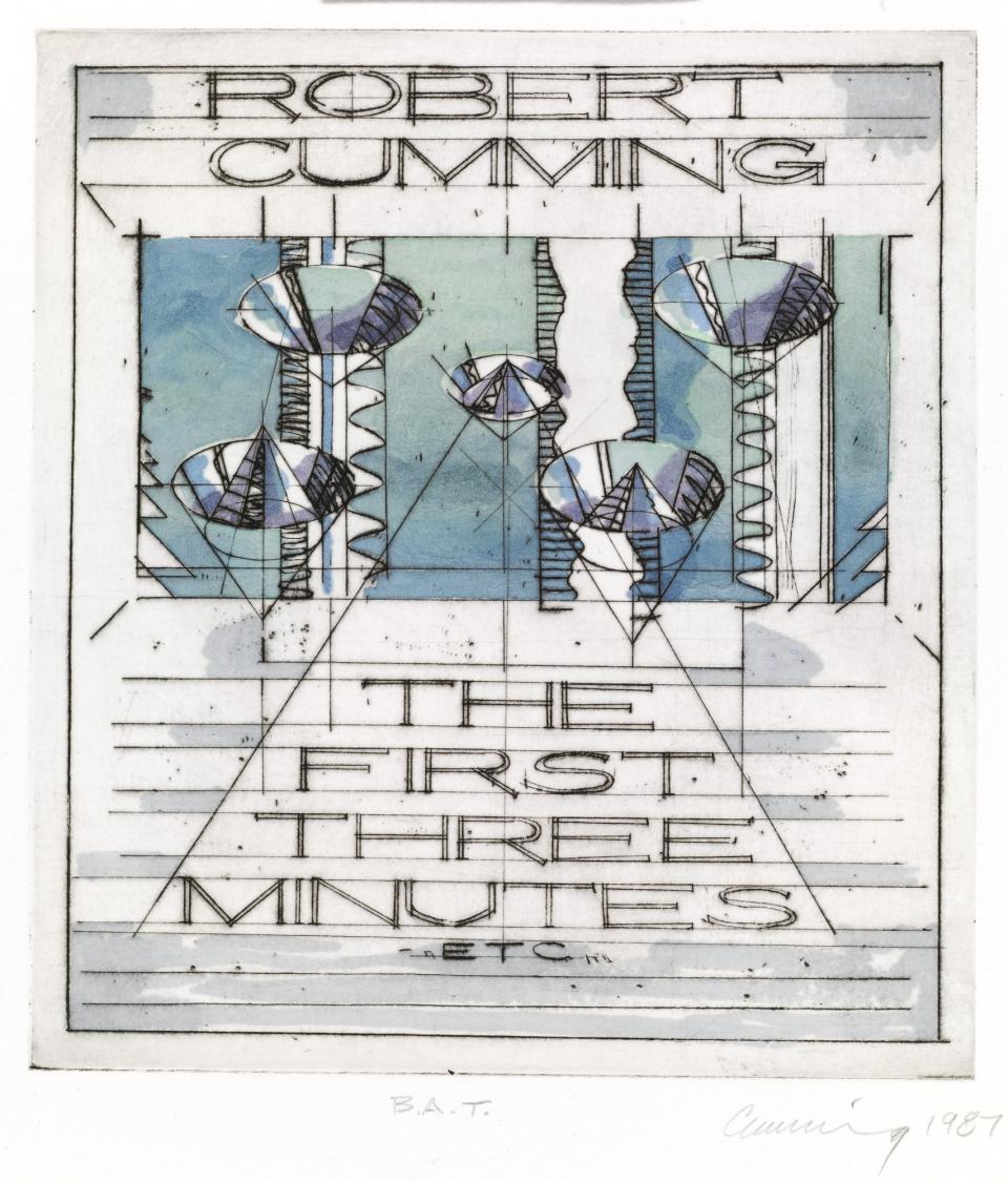 The First Three Minutes Etc., title page from the portfolio The First ...