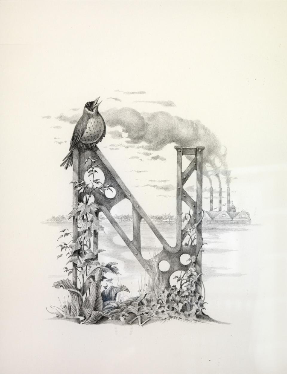 A Nightingale, from Lettered Creatures | Smithsonian American Art Museum