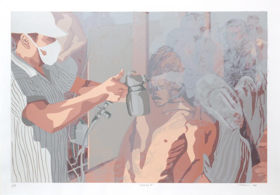 Arrival 2: Braceros being sprayed with DDT, 1958 | Smithsonian American ...