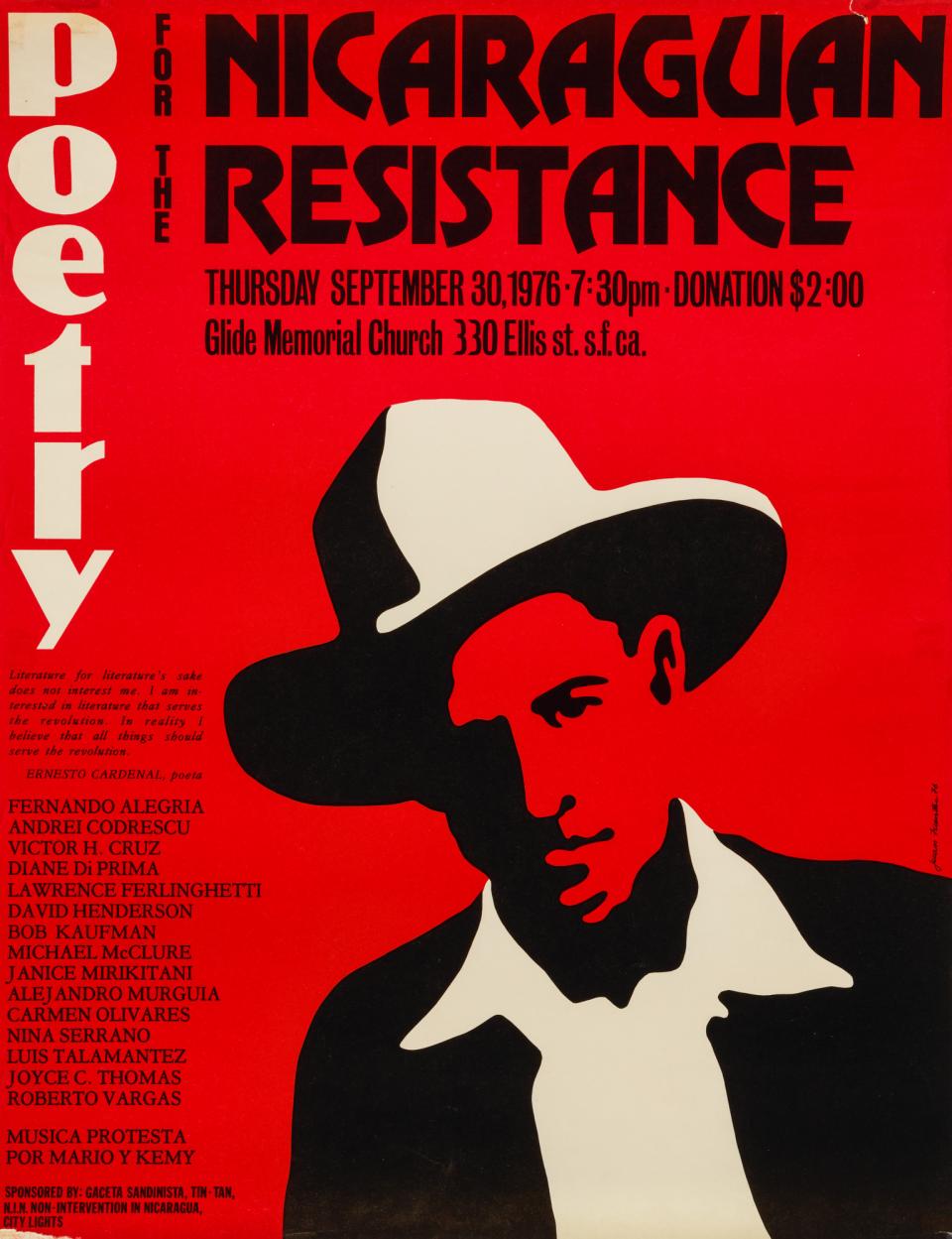 Poetry for Nicaraguan Resistance | Smithsonian American Art Museum