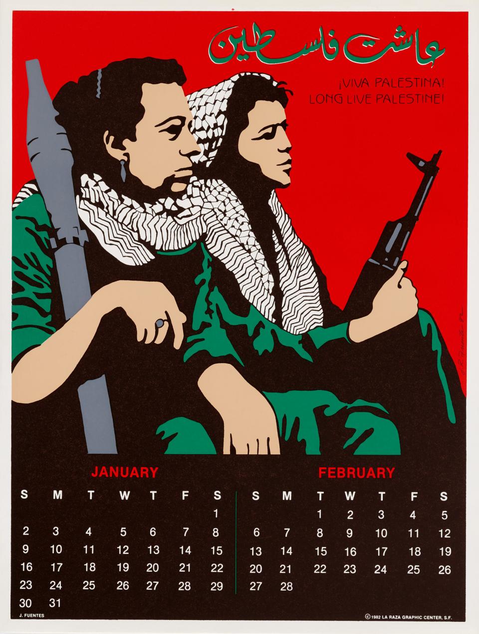 January/February from La Raza Graphic Center's 1983 Political Art ...